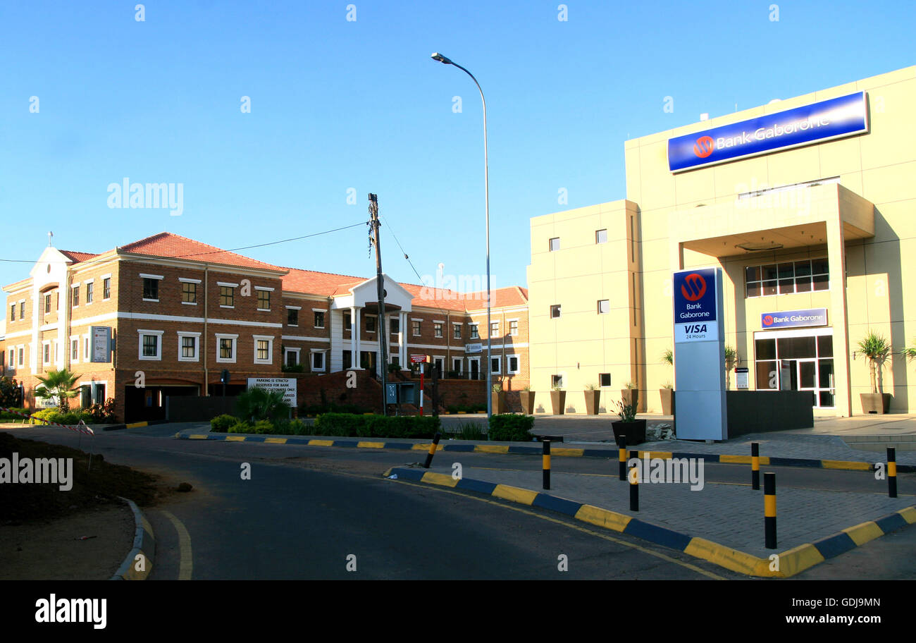 Bank Building, Gaborone, Botswana Stock Photo - Alamy