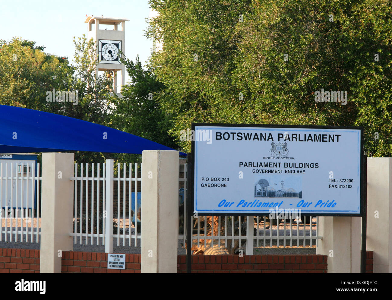 Parliament Buildings, Gaborone, Botswana Stock Photo - Alamy