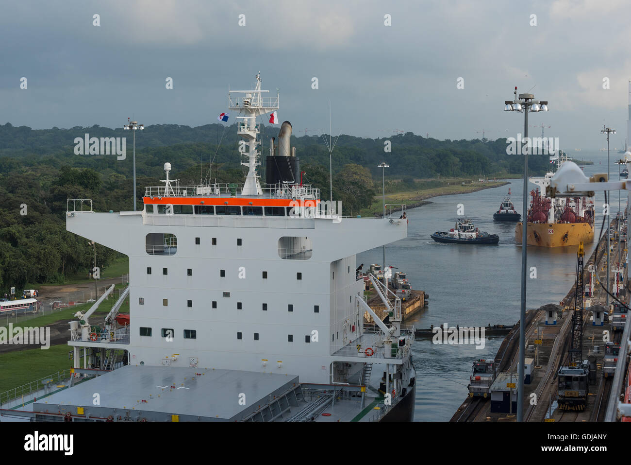 The route of the panama canal hi-res stock photography and images - Alamy