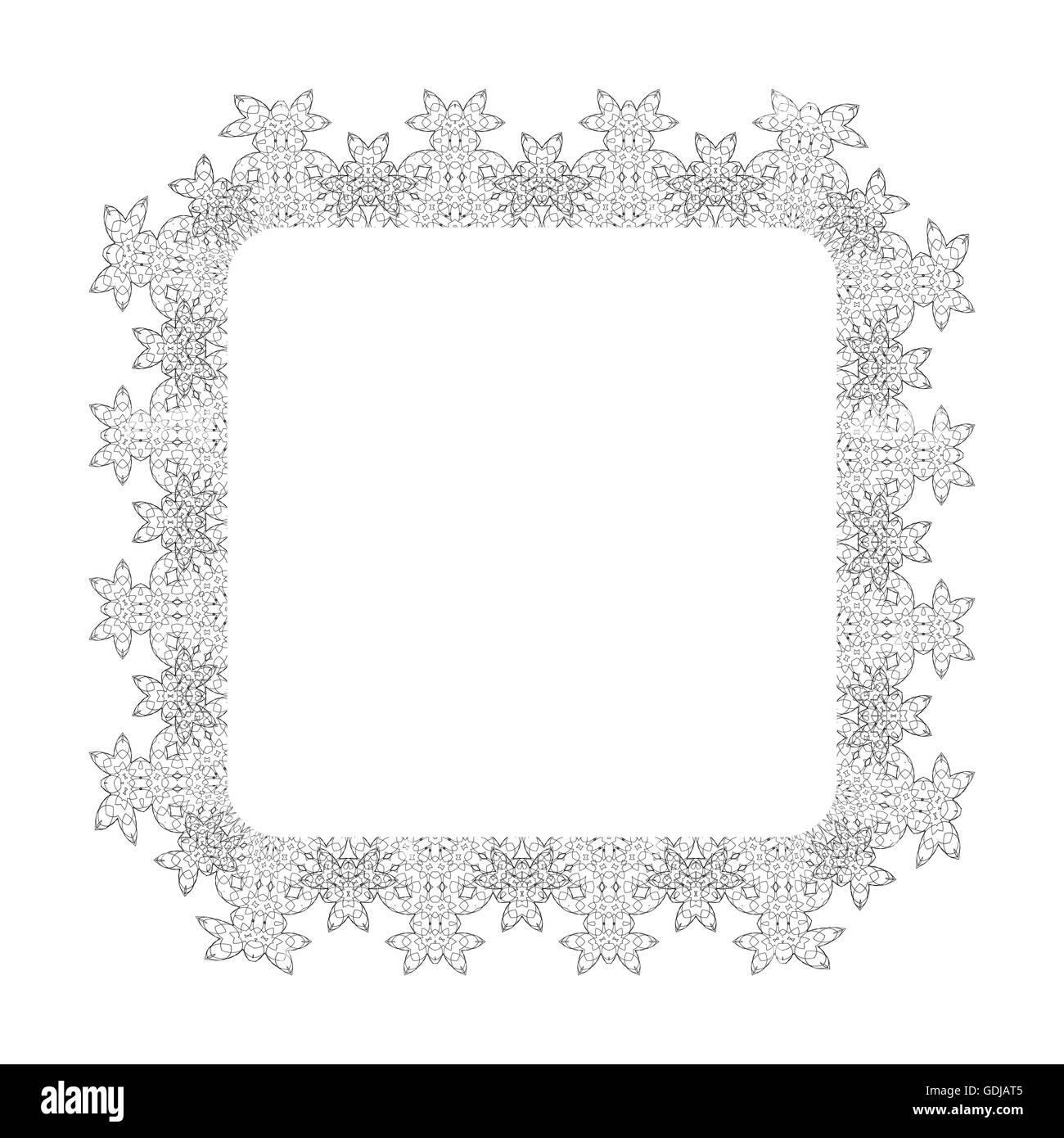 Vintage Retro Square Frame Stock Vector Image & Art - Alamy