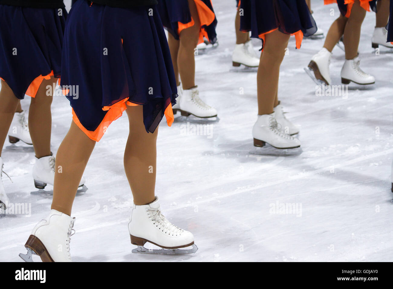 Synchronized skating hi-res stock photography and images - Alamy