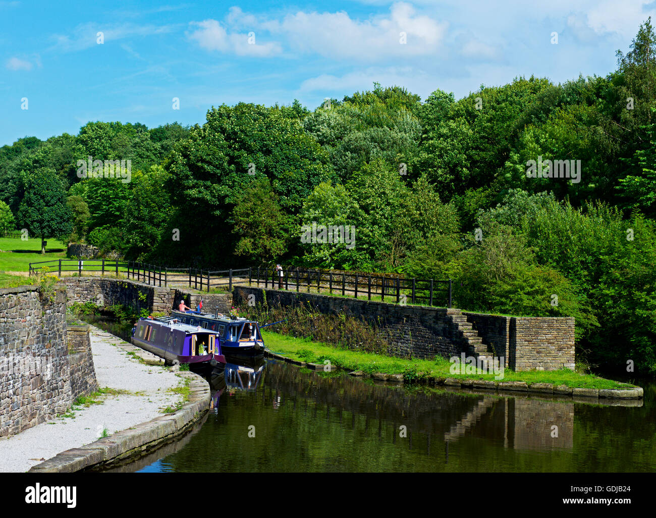 Derbyshire peak forest canal hi-res stock photography and images - Alamy
