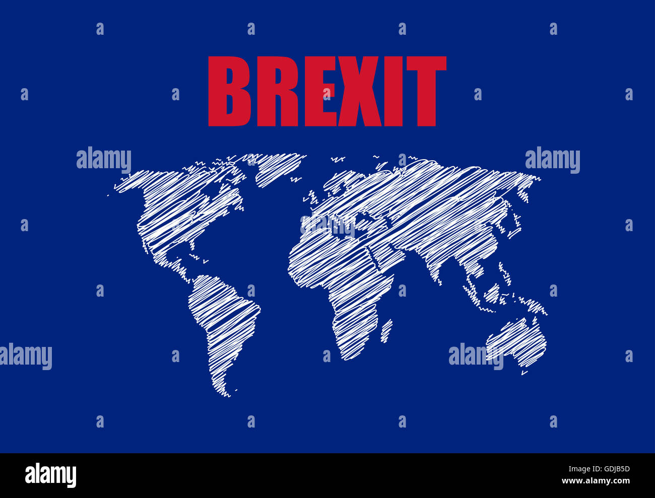 Blue zone map hi-res stock photography and images - Alamy