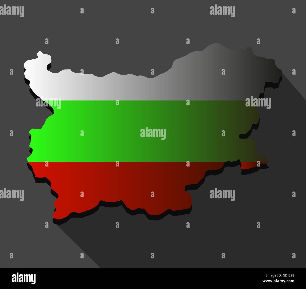 map of bulgaria Stock Photo - Alamy