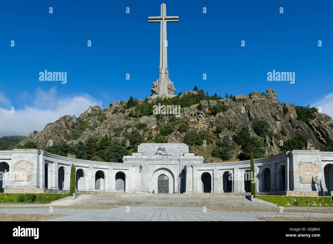 Valley of the Fallen (Valle de los Caidos), Madrid province, Spain ...