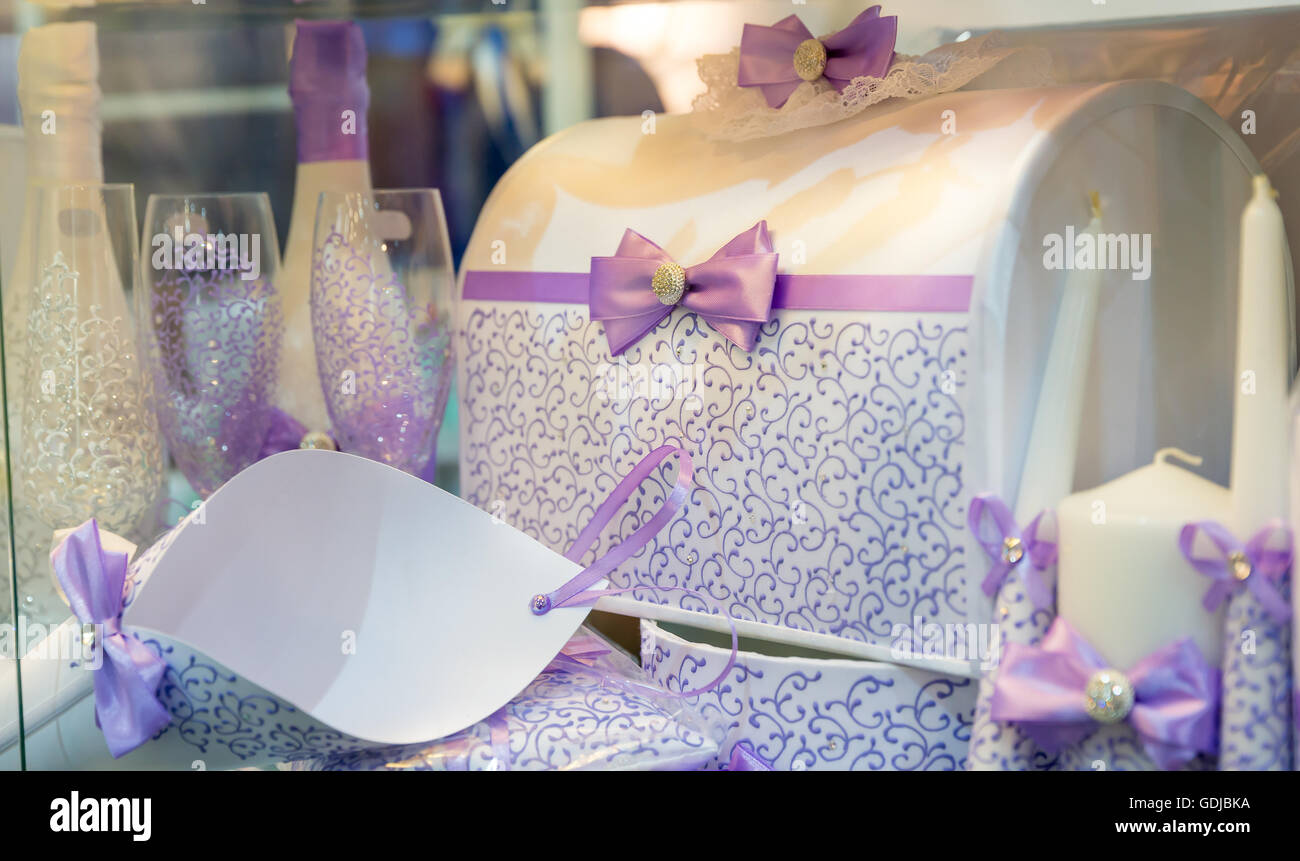 Beautiful festive set Stock Photo - Alamy