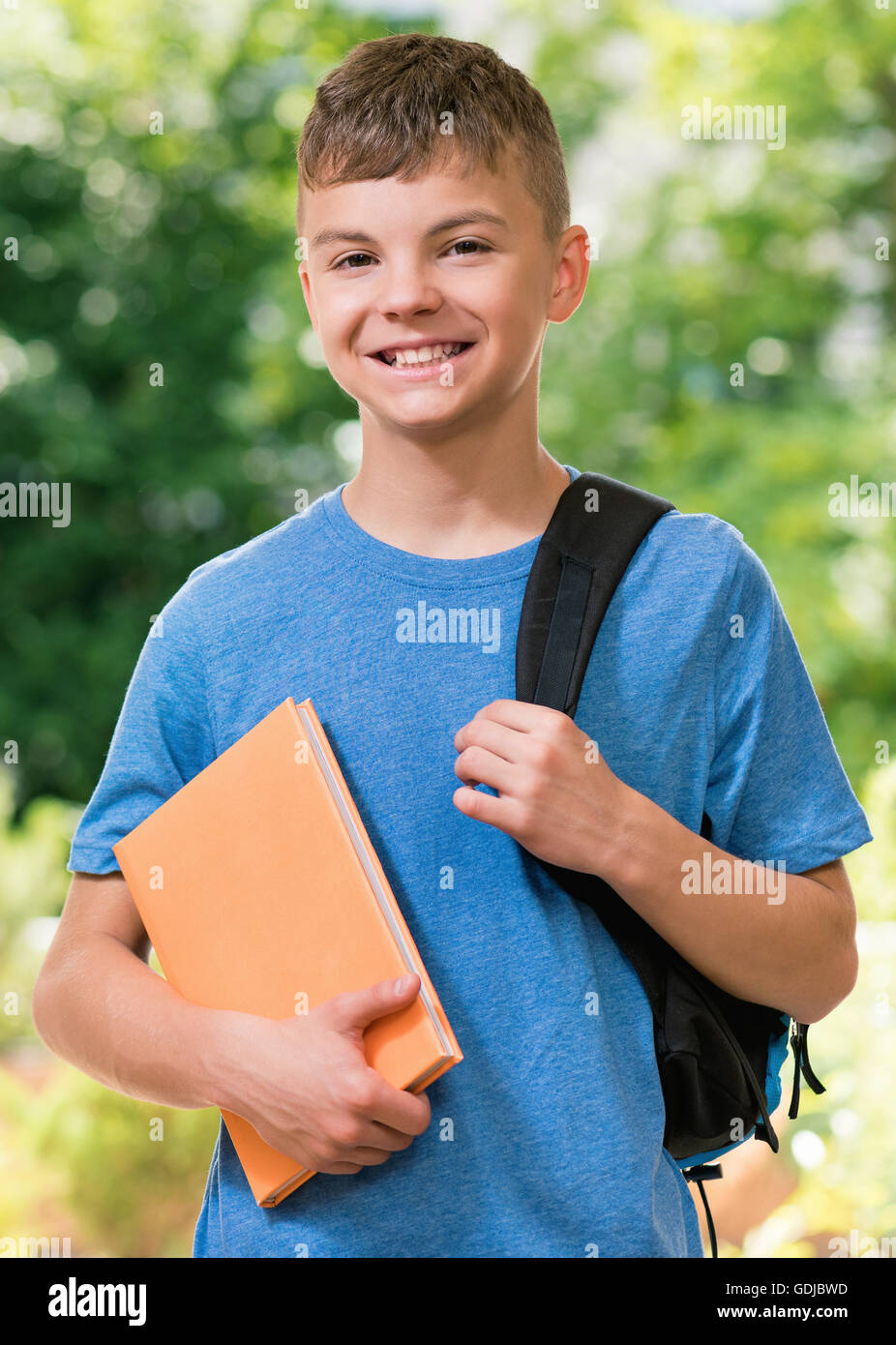 Boy studying for school hi-res stock photography and images - Alamy