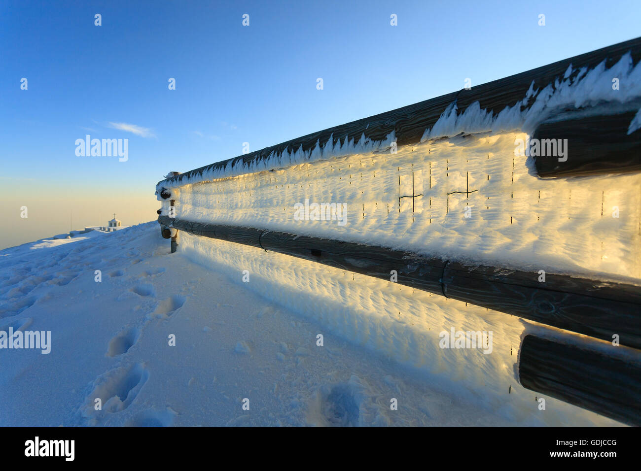 Winter panorama from Italian Alps. Monte grappa first world war ...