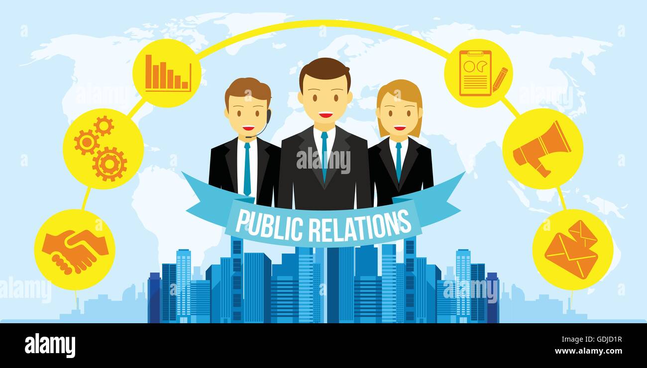 pr public relations Stock Vector Image & Art - Alamy