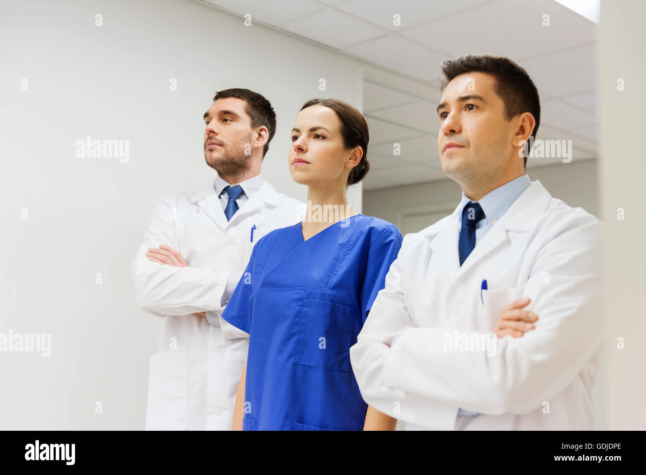 group of medics or doctors at hospital Stock Photo - Alamy