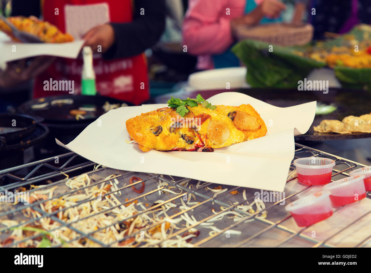 close up of snack at street market Stock Photo - Alamy
