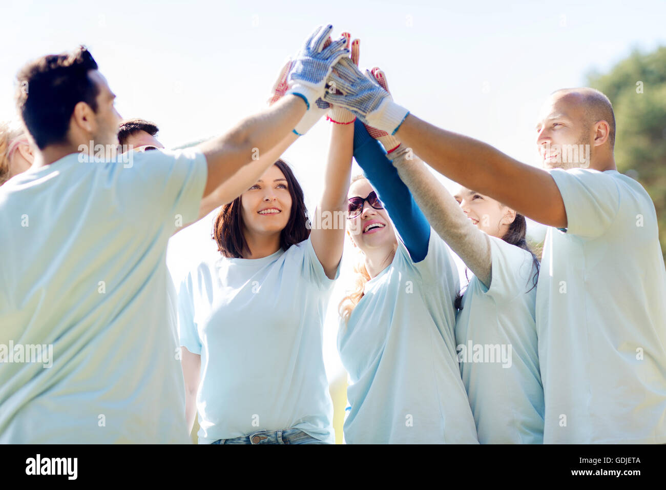 Group five people participating hi-res stock photography and images - Alamy