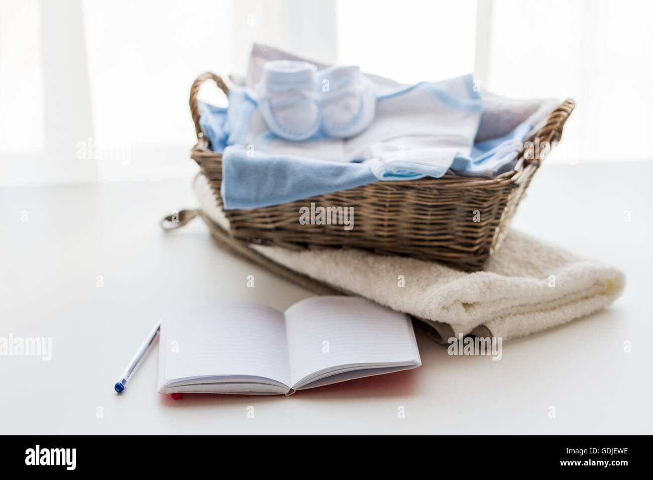 Child care notebook hi-res stock photography and images - Alamy