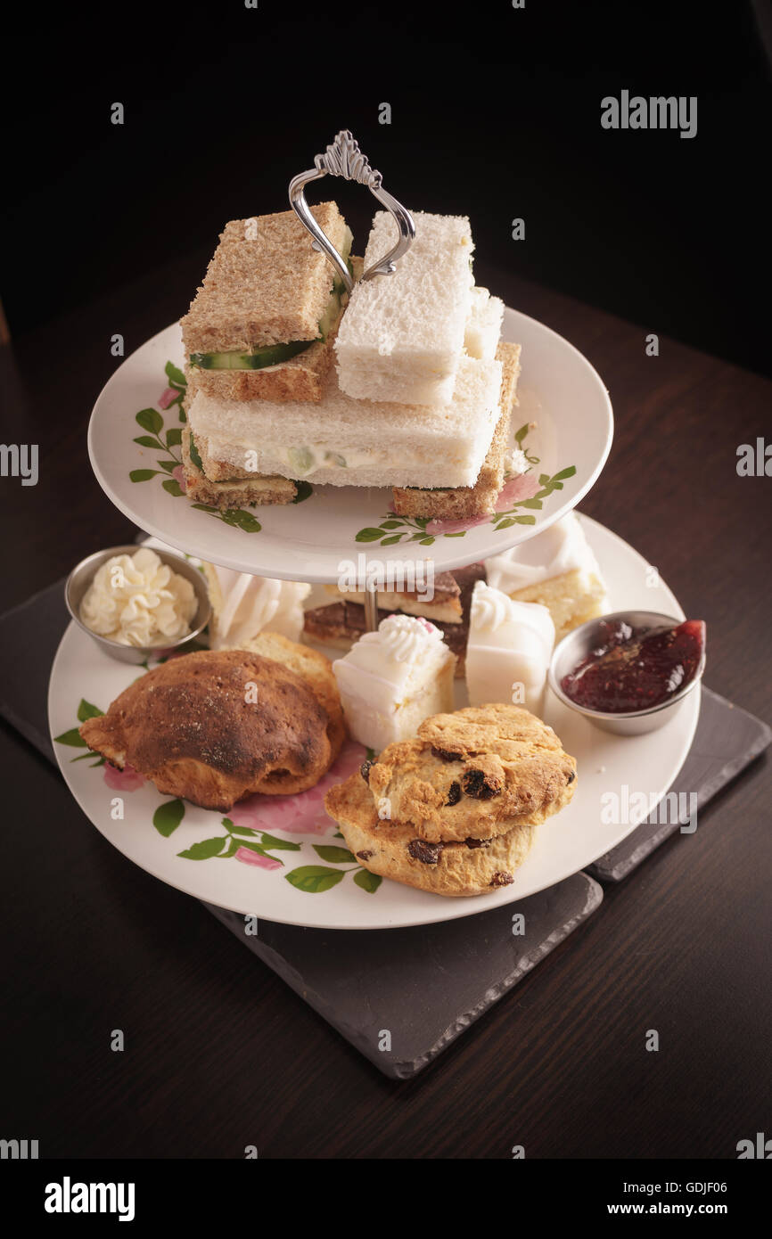 Tiered serving plate hi-res stock photography and images - Alamy