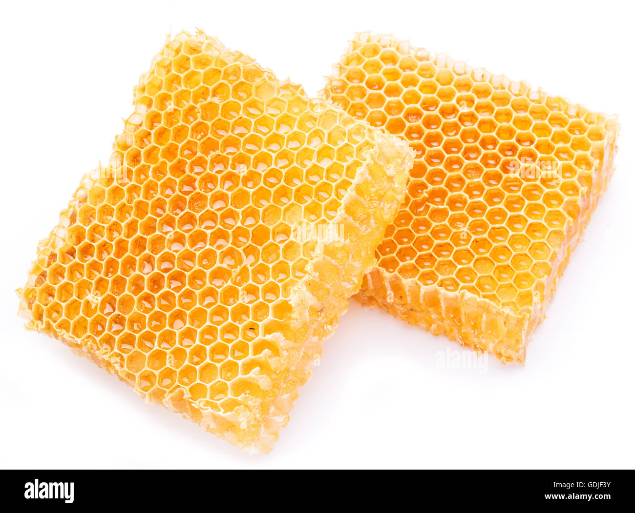 Honeycomb on a white background. High-quality picture Stock Photo - Alamy