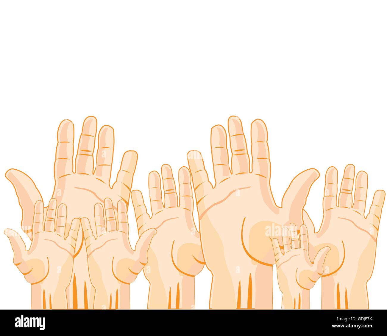 Extend hands Stock Vector Images - Alamy