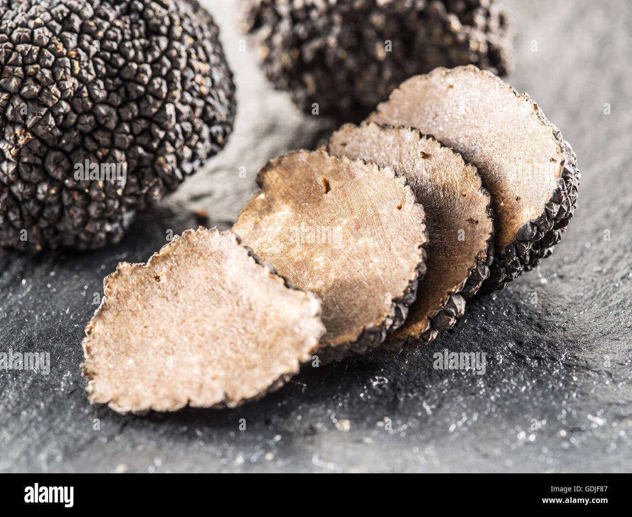 Slices italian black summer hi-res stock photography and images - Alamy