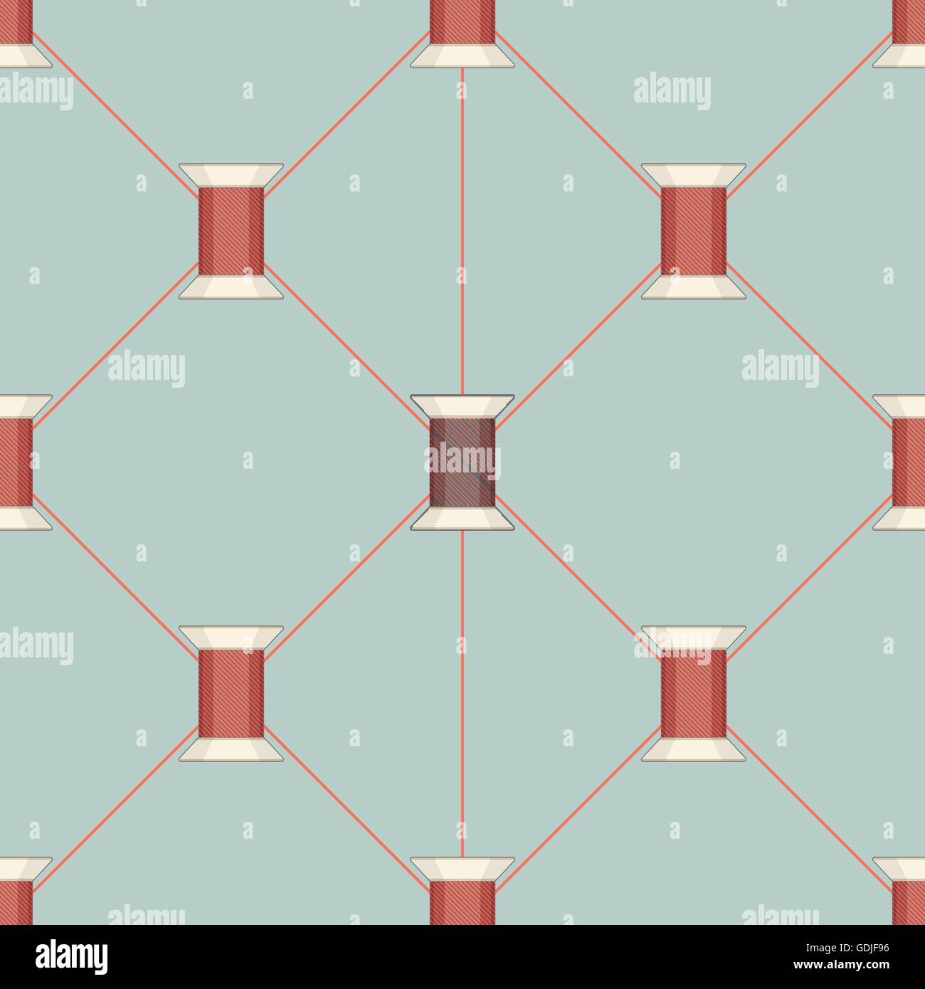 Spool of thread texture seamless pattern Stock Vector Image & Art - Alamy