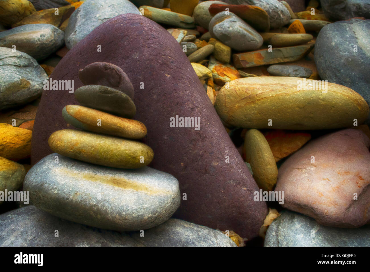 Piled up stones hi-res stock photography and images - Alamy