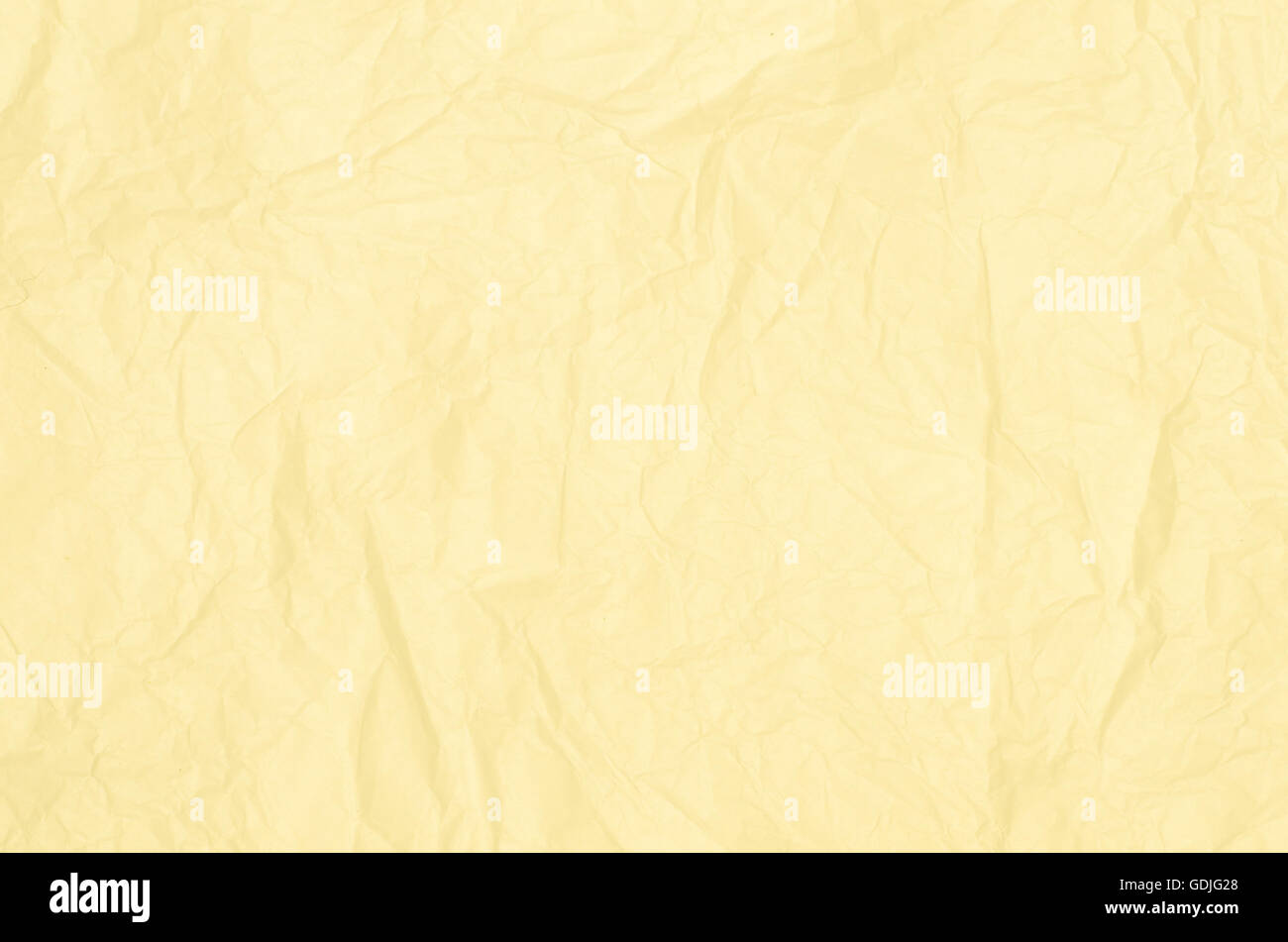 crumpled yellow paper tissue background texture Stock Photo - Alamy