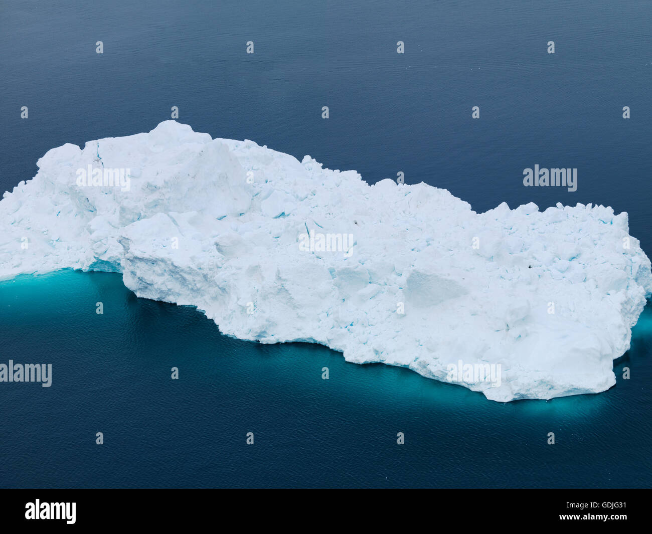 Huge icebergs and Ilulissat fjord in Greenland Stock Photo - Alamy