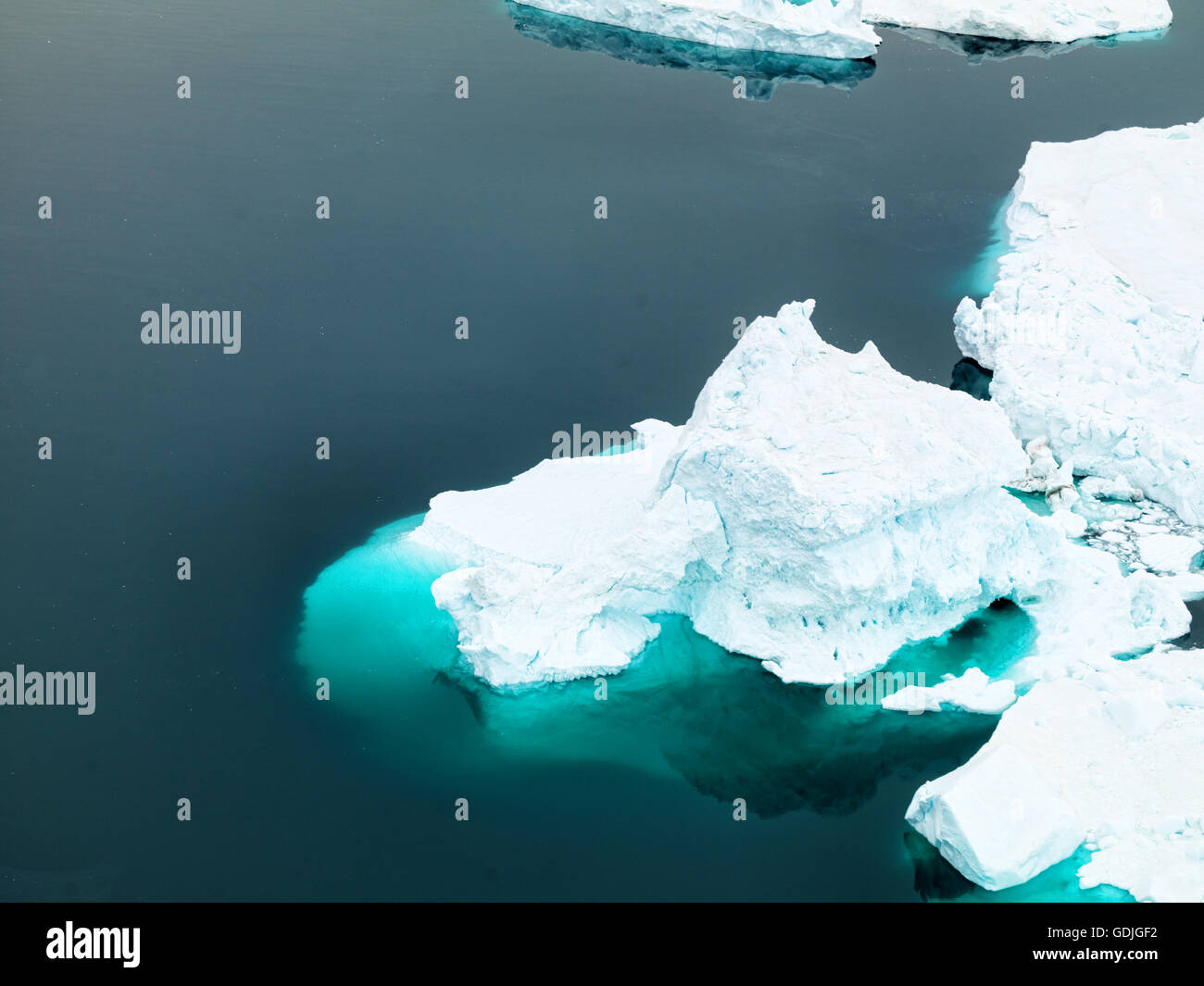 Huge icebergs ilulissat fjord hi-res stock photography and images - Alamy