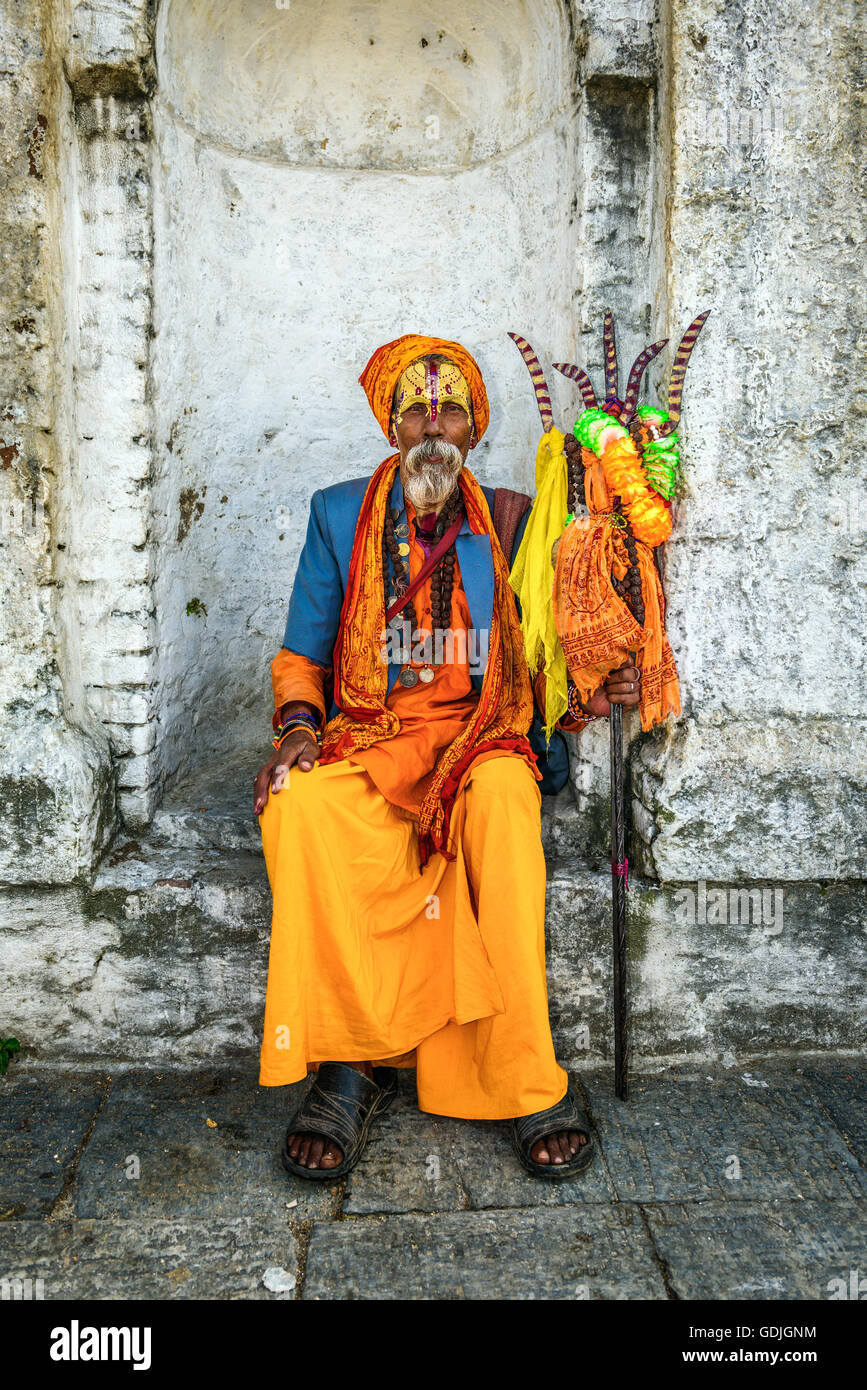 Sadhu holy man wandering ascetic hi-res stock photography and images ...