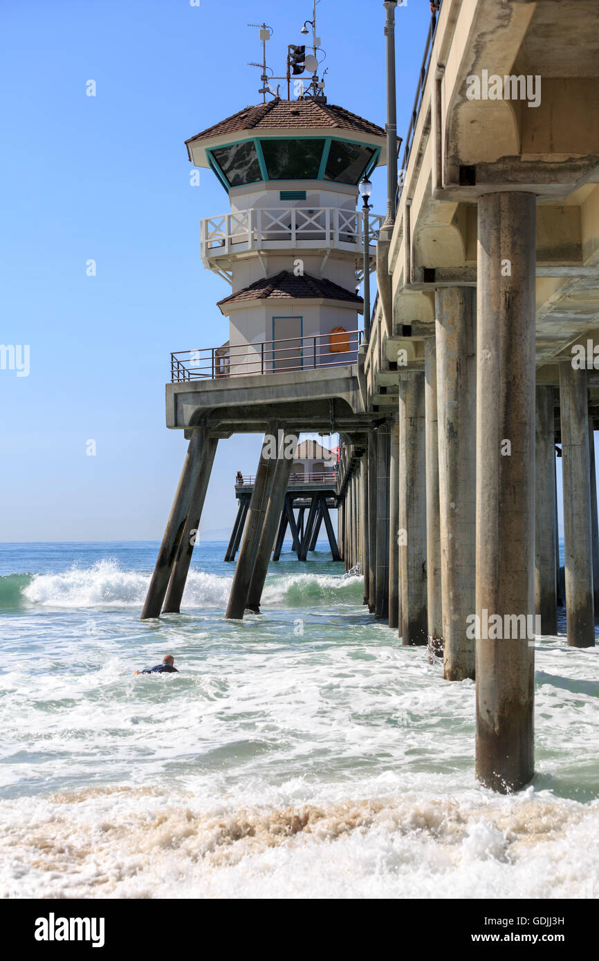 Swim swimming swimmer pier hi-res stock photography and images - Alamy