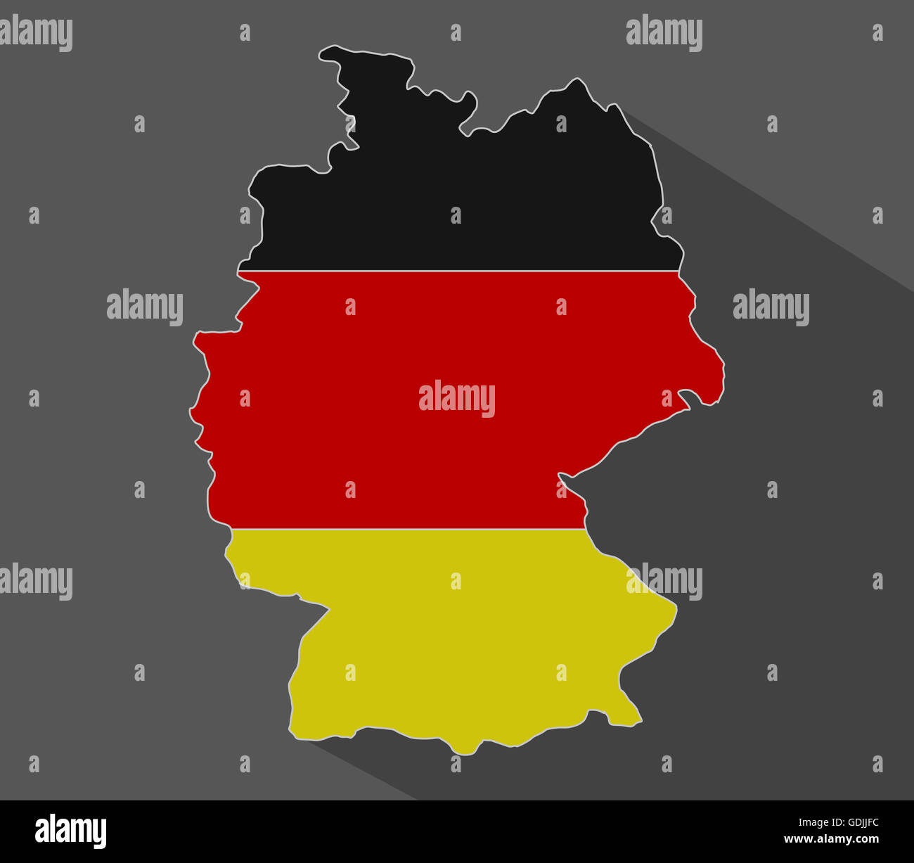map of germany Stock Photo - Alamy