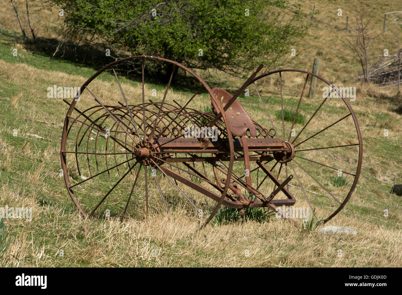 This harrow is a reminiscent of the big Otago Gold Rush in New Zealand ...