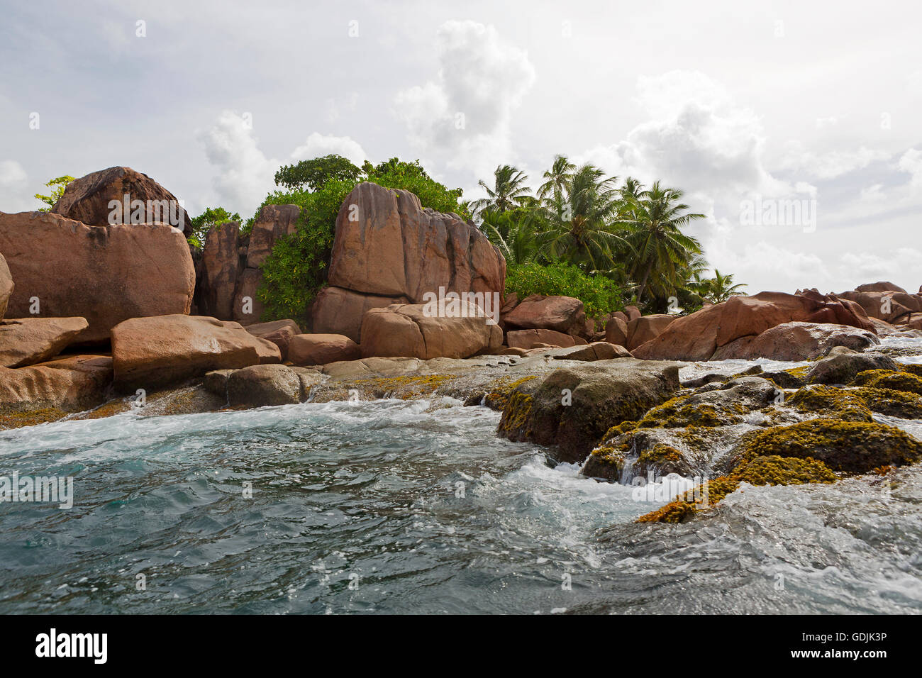 Tropical St. Pierre island at Seychelles Stock Photo - Alamy