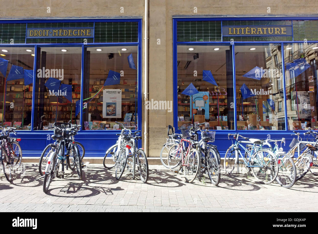 Mollat is the largest bookshop in Bordeaux, France Stock Photo - Alamy