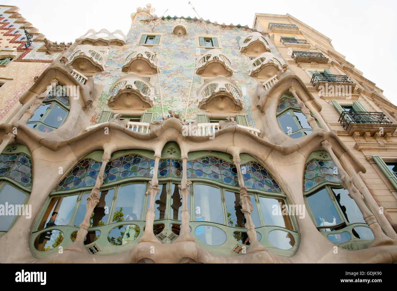 Casa Batllo Building - Barcelona - Spain Stock Photo - Alamy