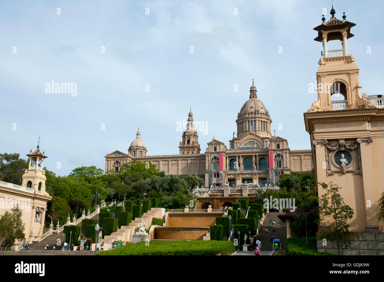 National Art Museum of Catalonia - Barcelona - Spain Stock Photo - Alamy