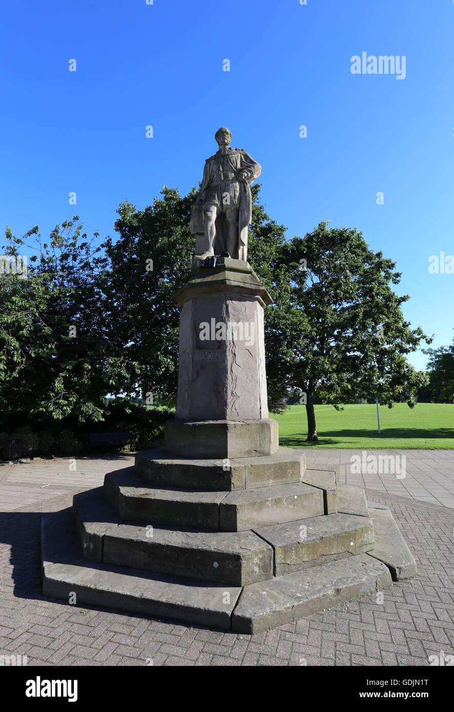 Prince Albert memorial North Inch Perth Scotland July 2016 Stock Photo ...