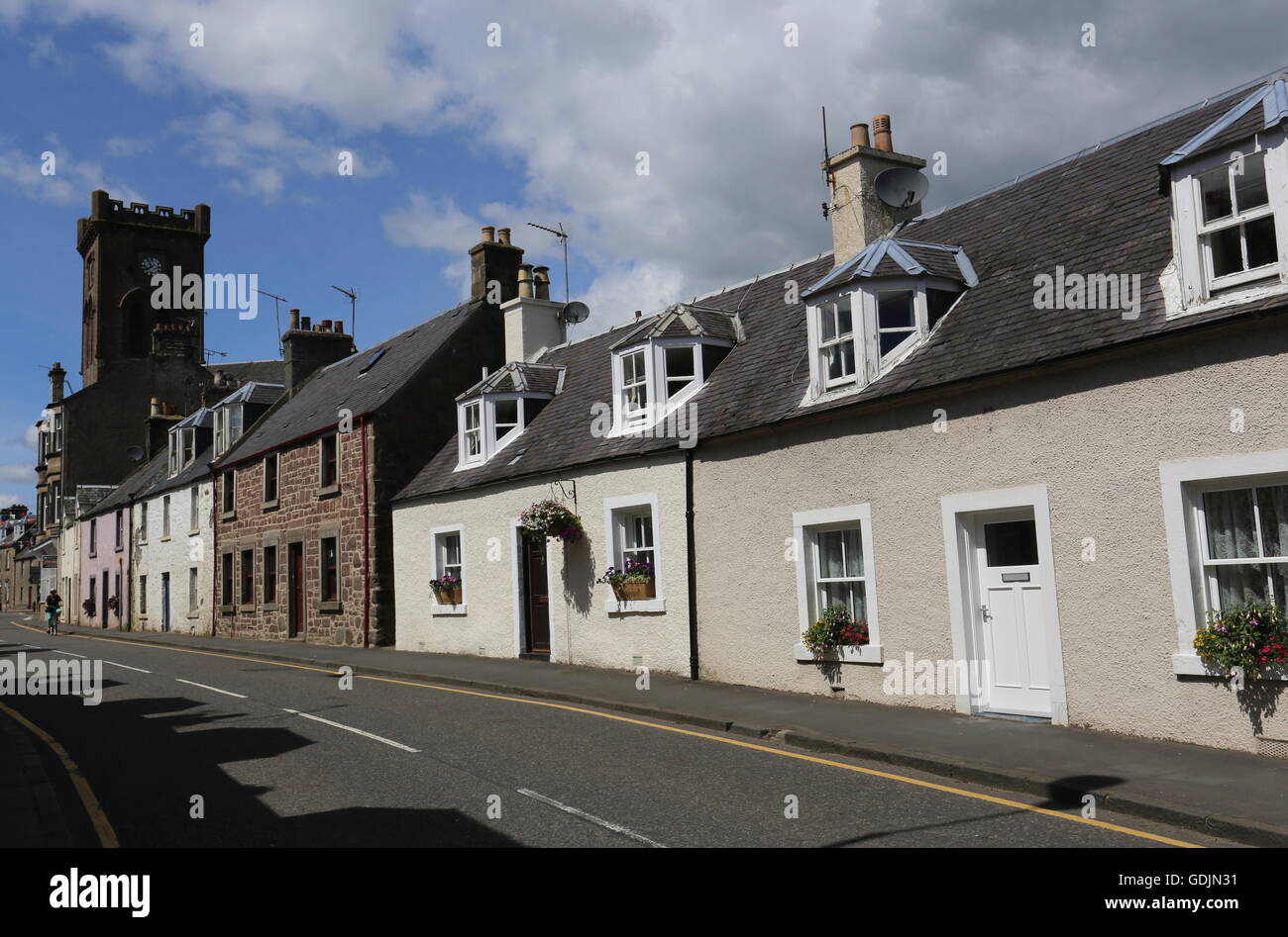 Doune street scene Scotland July 2016 Stock Photo - Alamy