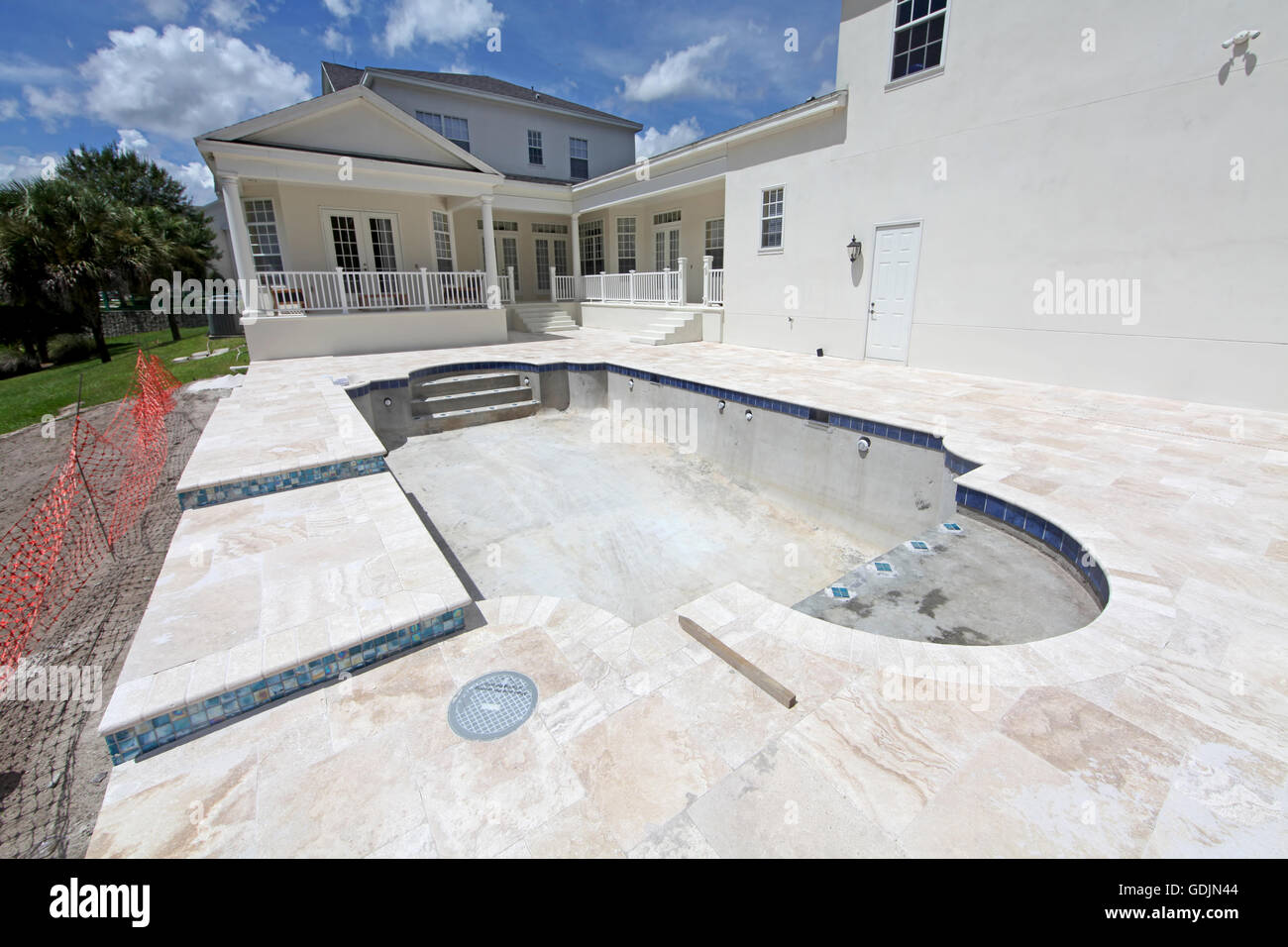 A Swimming Pool under construction in Florida Stock Photo - Alamy