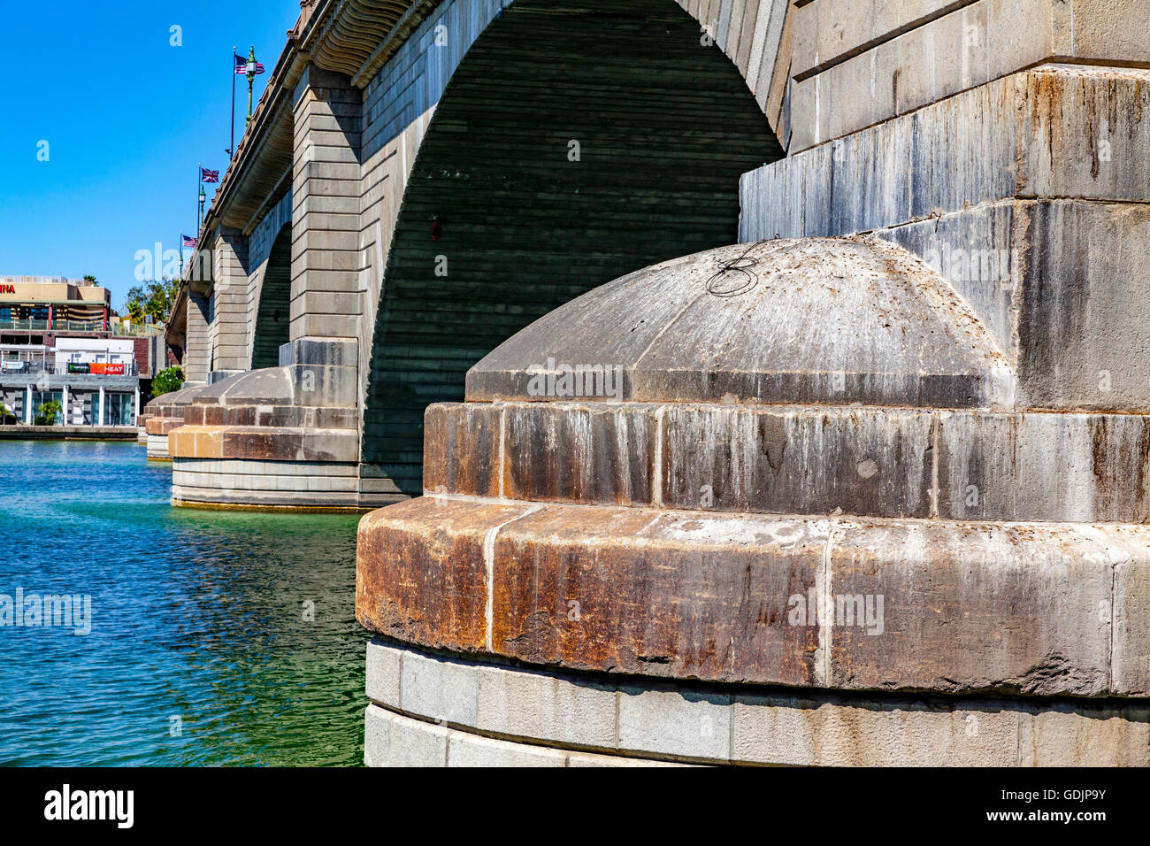 London Bridge in Lake Havasu City Arizona a popular party place on the ...