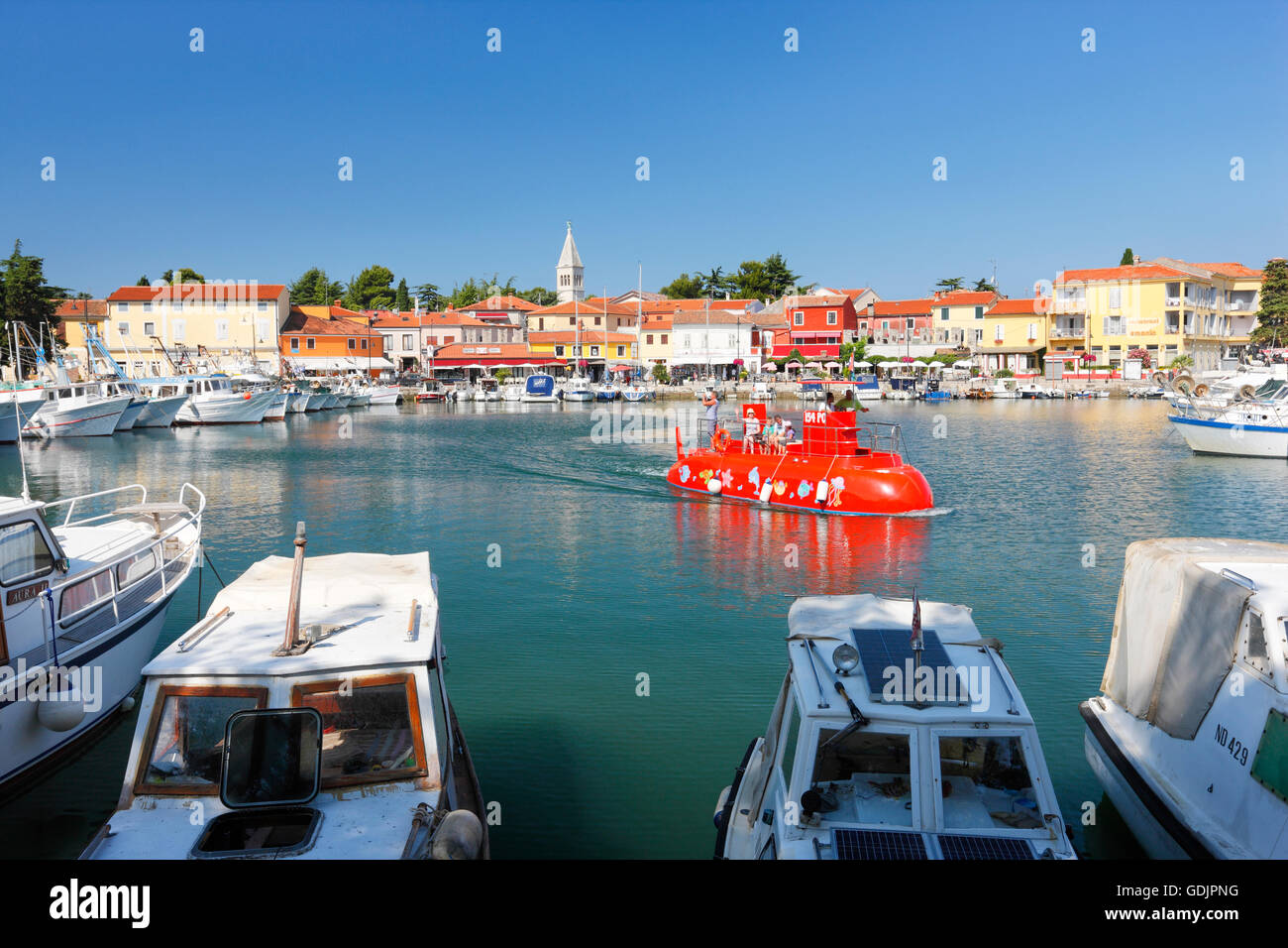 Novigrad waterfront in Istria Stock Photo - Alamy