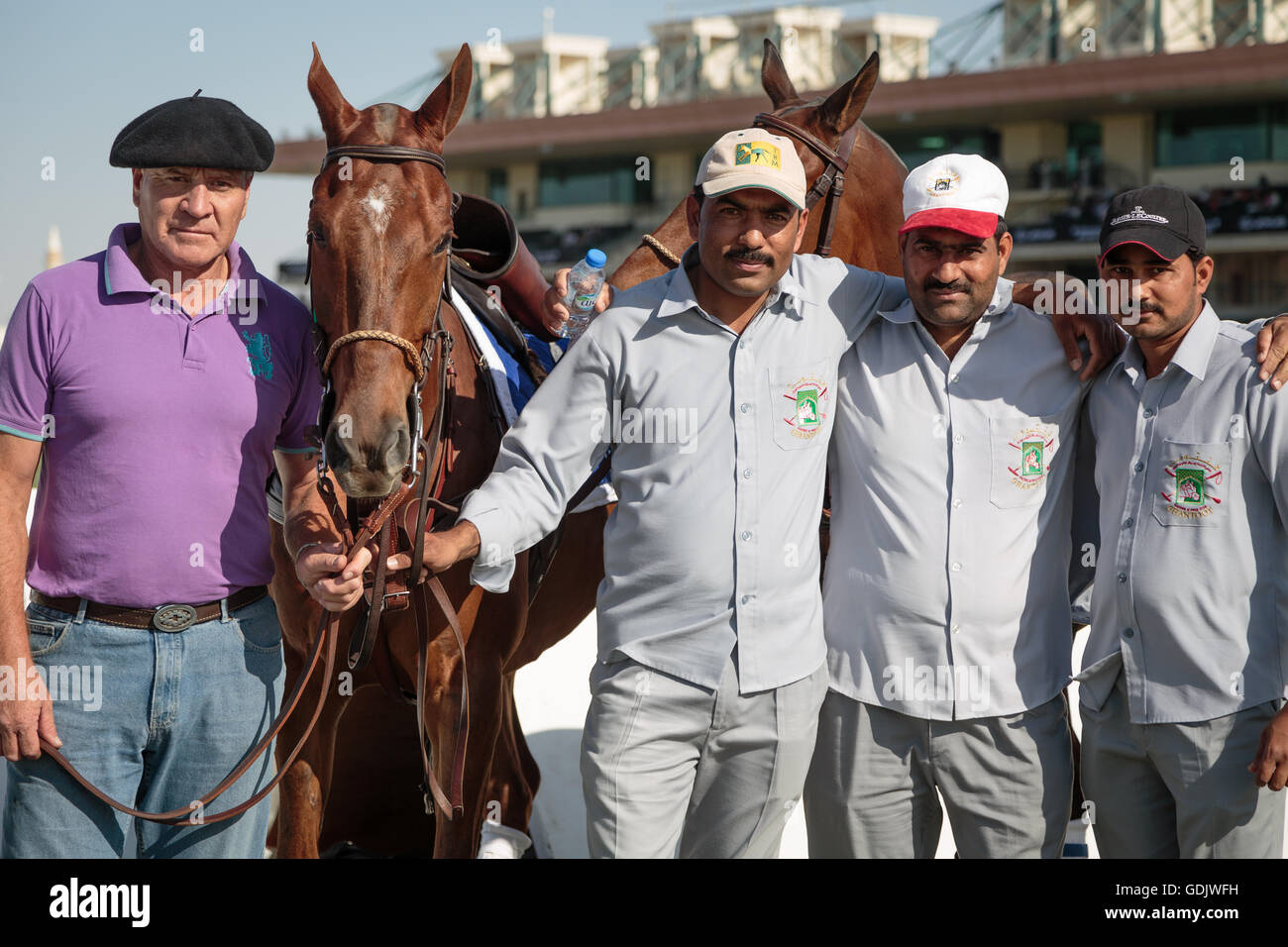 Ghantoot Polo Portrait Stock Photo - Alamy