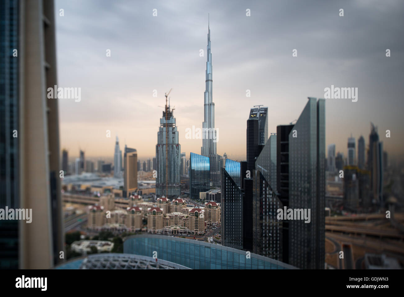 View of Burj Khalifa through a window Stock Photo - Alamy