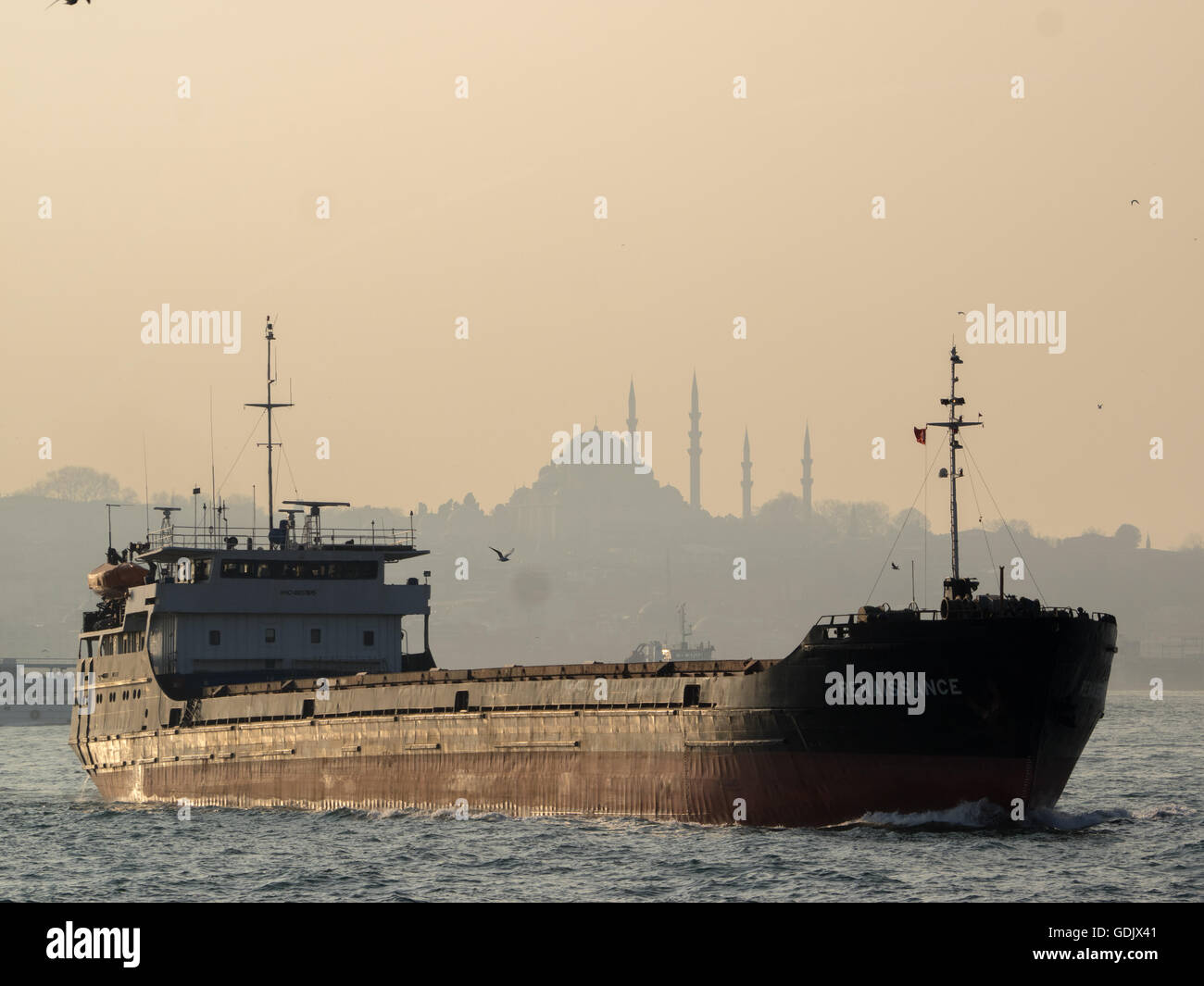 Ship sailing at sea, Istanbul, Turkey Stock Photo - Alamy