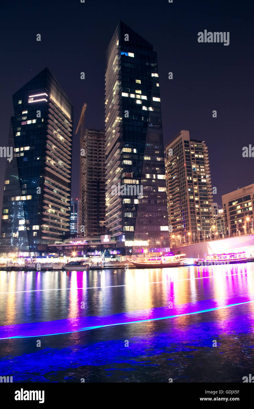 Dubai Marina Walk, Dubai, UAE Stock Photo - Alamy
