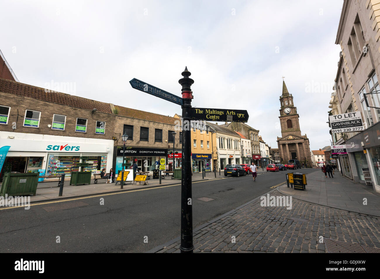 Marygate with the Town Hall, Berwick-upon-Tweed, Northumberland ...