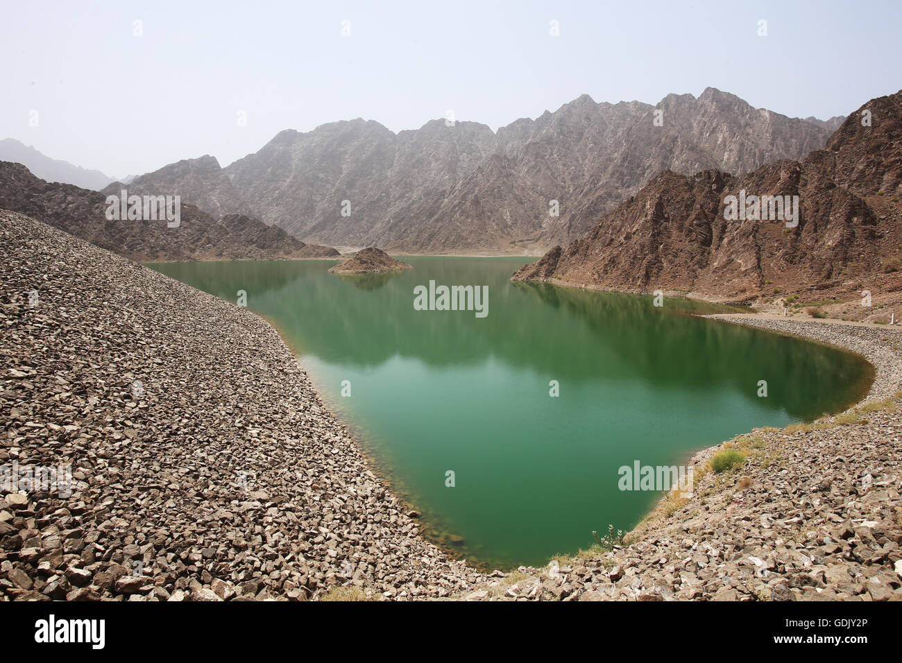Hatta dam, Dubai, United arab emirates Stock Photo - Alamy