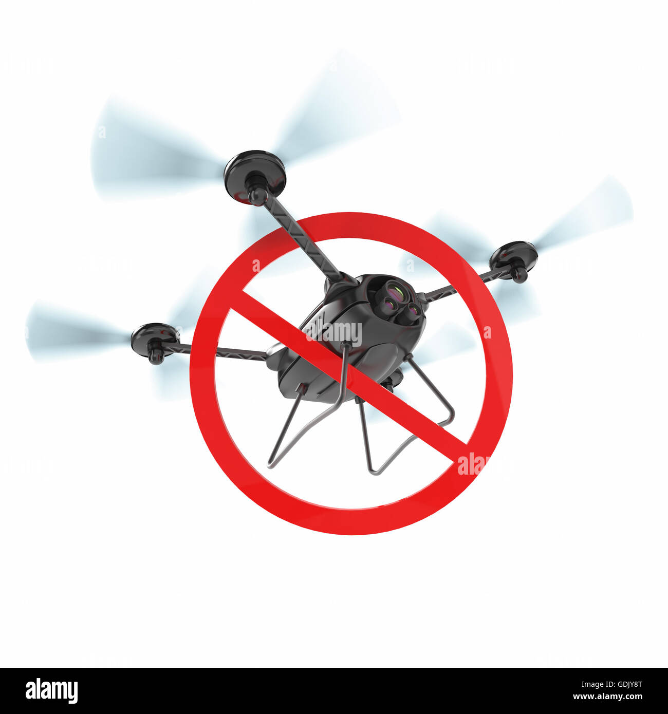 Drones prohibited sign Cut Out Stock Images & Pictures - Alamy