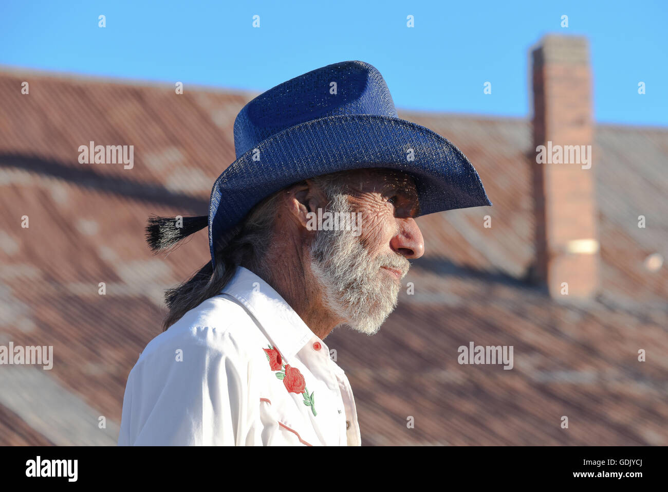 A True Texan. This portrait of an older man taken at the Valentine's ...