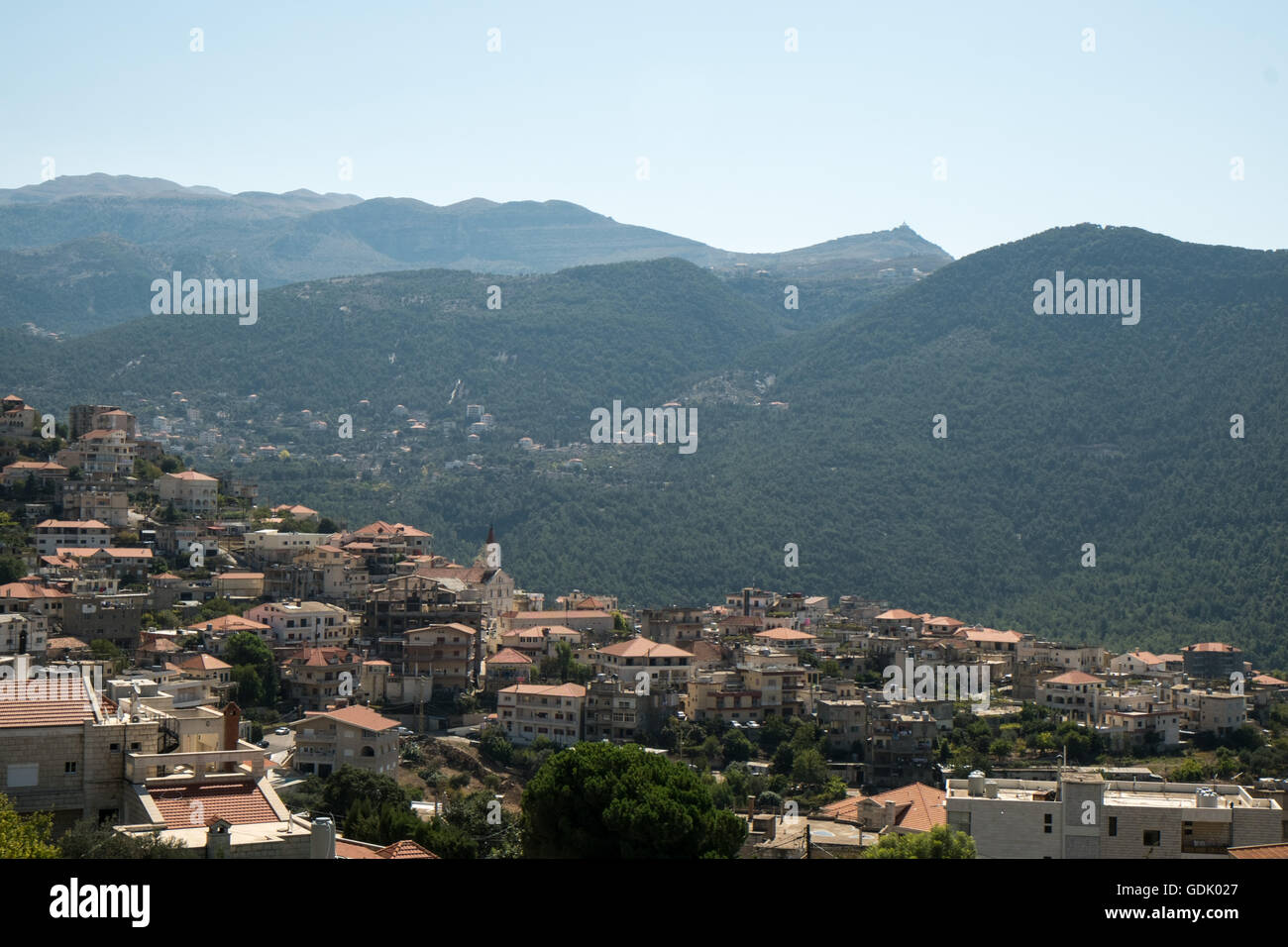 Overlooking of Miziara, Lebanon Stock Photo - Alamy