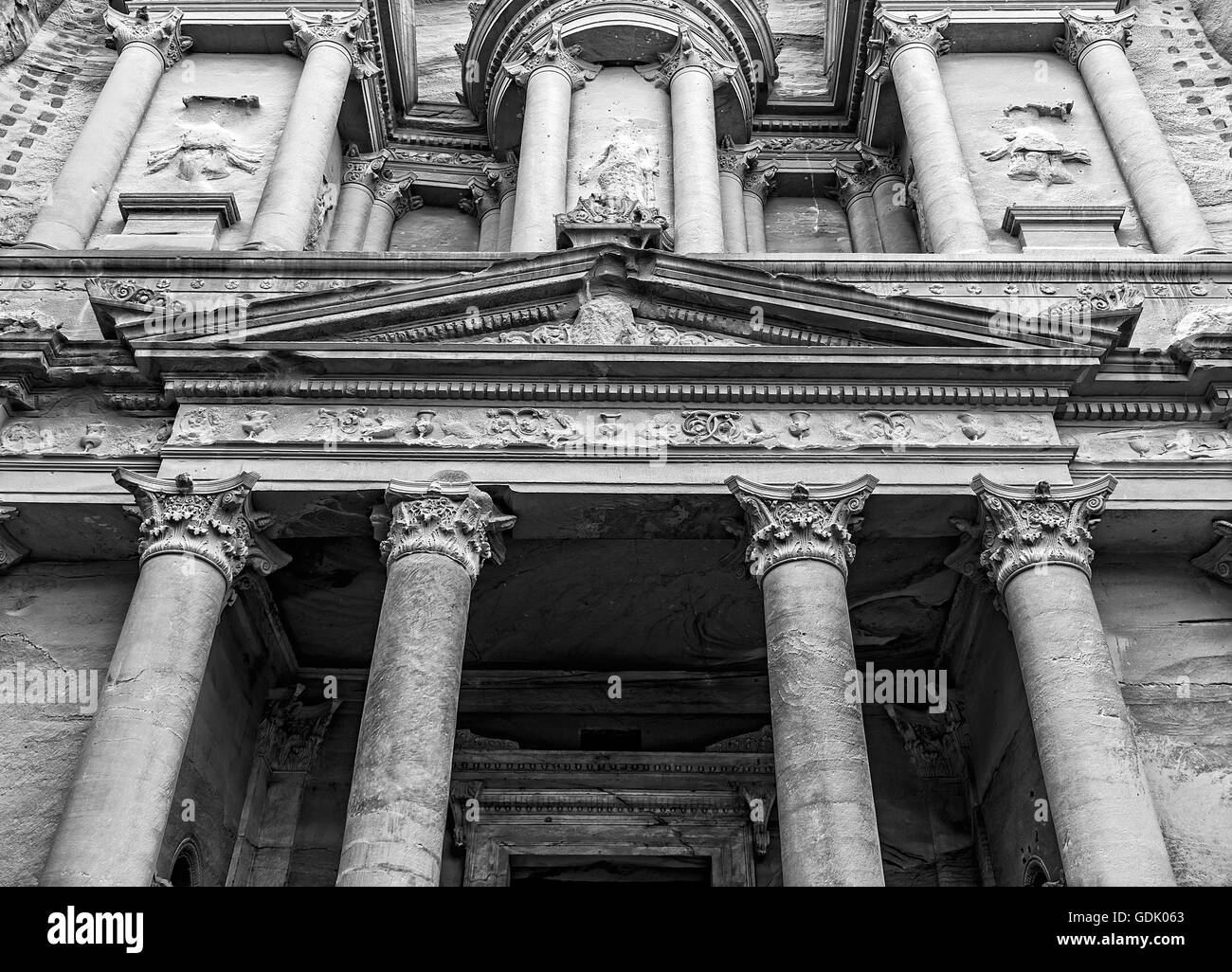 Pillars of Treasury Stock Photo - Alamy