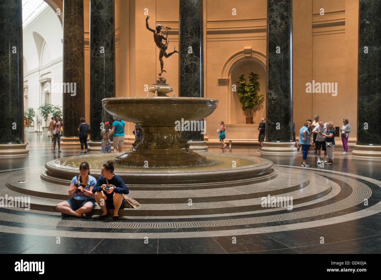 National Gallery of Art Washington DC west wing Stock Photo - Alamy